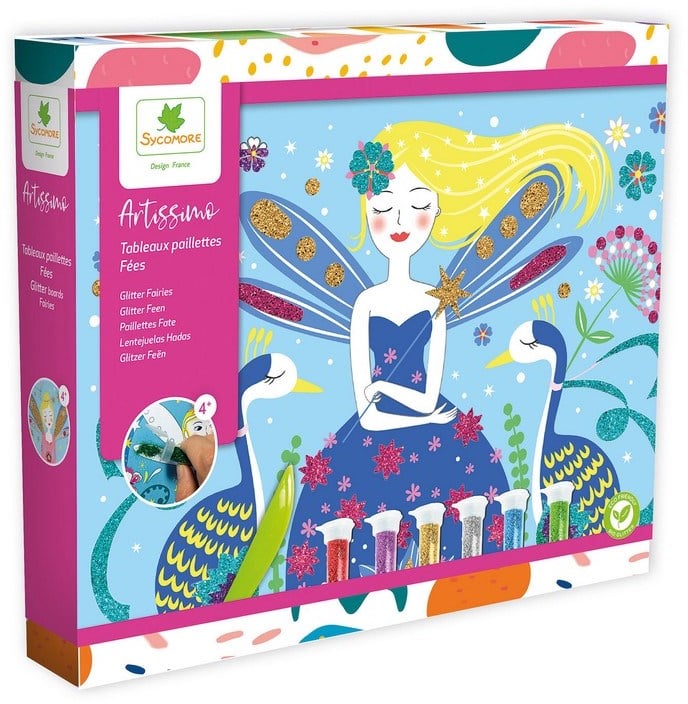 Sycomore Artissimo - L Glitter Boards - Fairys - 7y+ Planet Happy DE